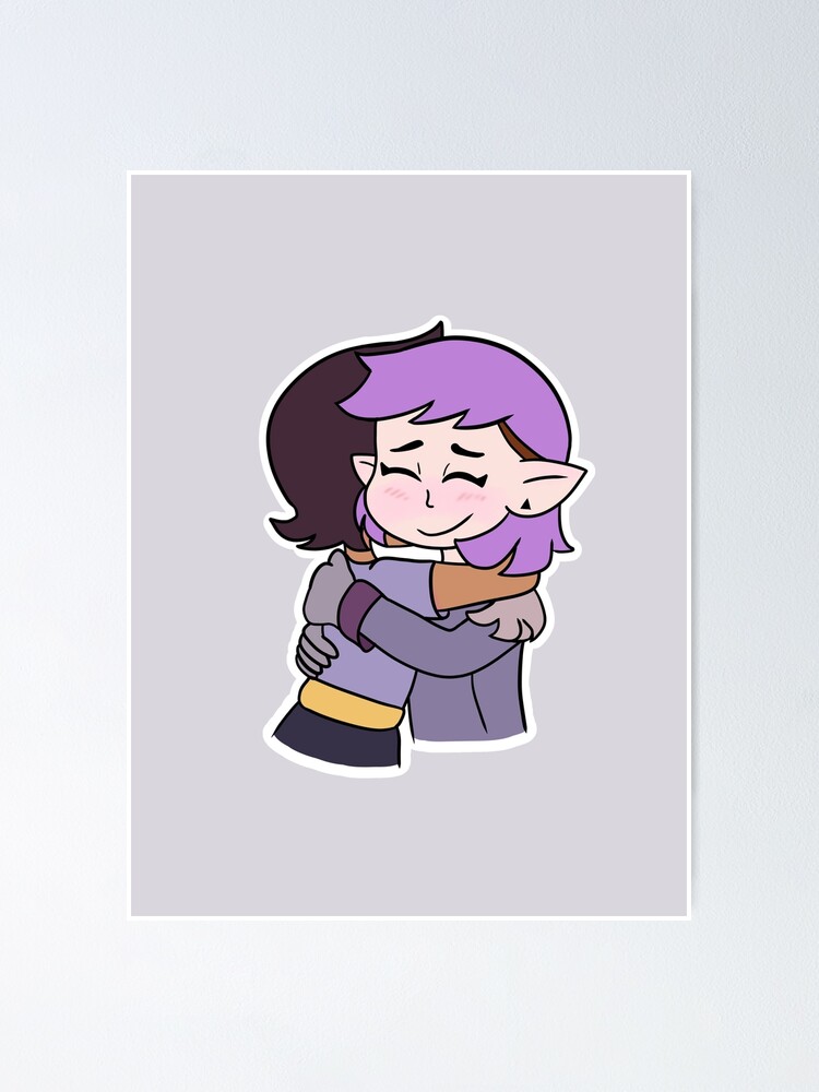 "The owl house lumity hug" Poster by CrazedDoodles | Redbubble