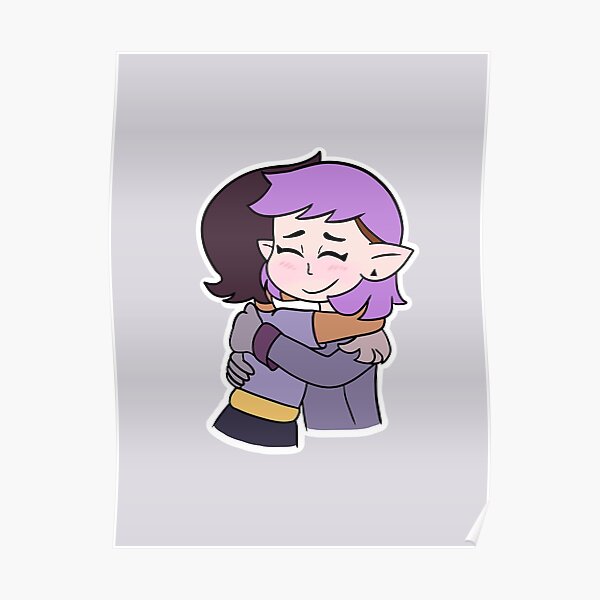 "The owl house lumity hug" Poster by CrazedDoodles | Redbubble