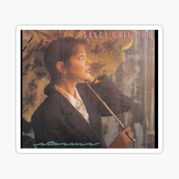 "Cover for Nanci Griffth's Storms" Sticker for Sale by Jenniferkate72 ...