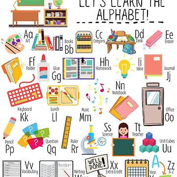 "Classroom Alphabet Back to School ABC " Poster for Sale by ...