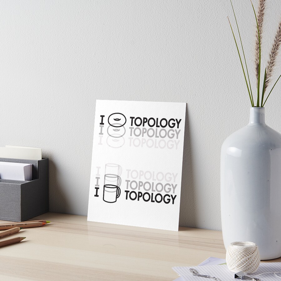 "The donut to cup - topology " Art Board Print by pollosparatodos ...