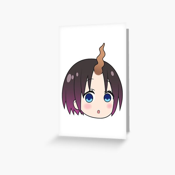 Carte de vœux « Elma Chibi, la servante dragon de Miss Kobayashi », par ...