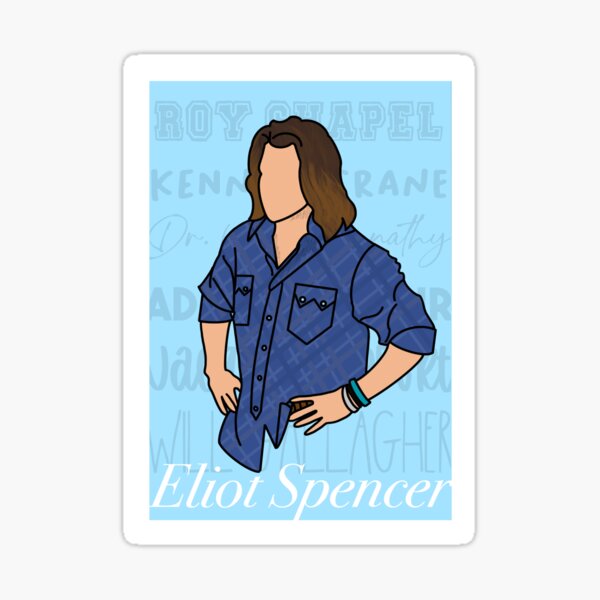 "Dammit, Hardison!" Sticker for Sale by spikedchameleon | Redbubble