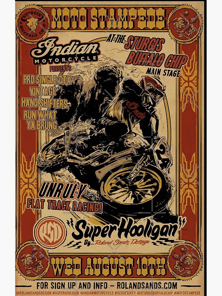 "Indian motorcycle" Poster by pnkpopcorn | Redbubble