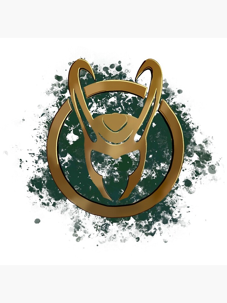 "Loki Symbol" Art Print by Teiyadrawing | Redbubble