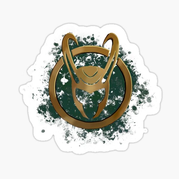 "Loki Symbol" Sticker for Sale by Teiyadrawing | Redbubble