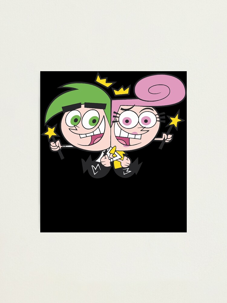 Lámina fotográfica «Hombres Mujeres Cosmo Y Wanda Fairly Oddparents ...