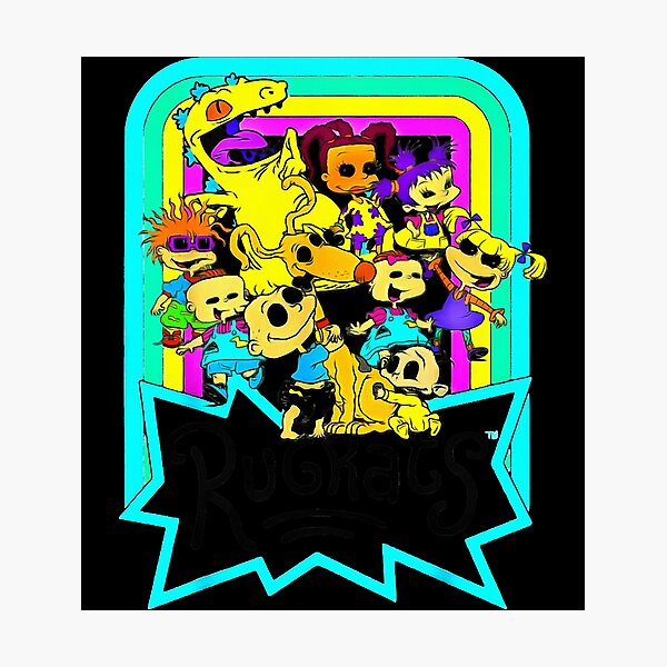 "Friend Nickelodeon Rugrats Neon Rainbow Reptar And Friends Essential ...