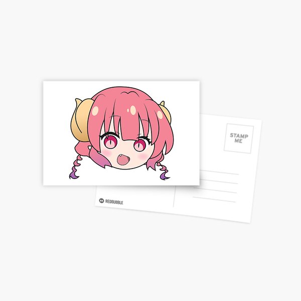 Postal «Cabeza de Ilulu Chibi de la criada del dragón de la señorita ...