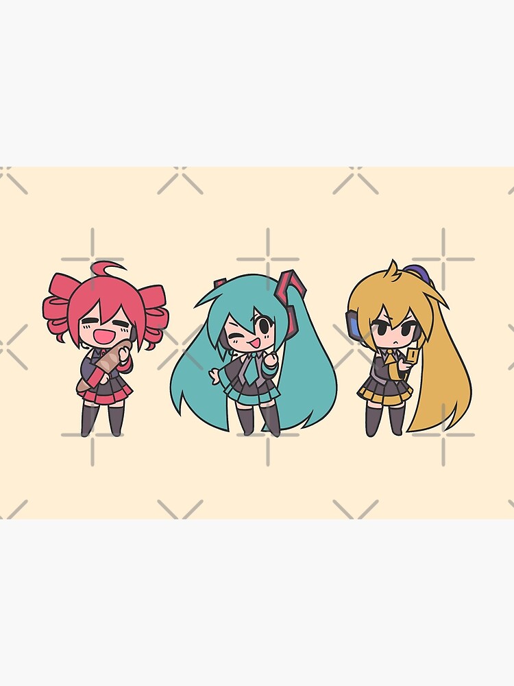 "Vocaloid Triple Baka Chibis" Mask for Sale by c10884 | Redbubble