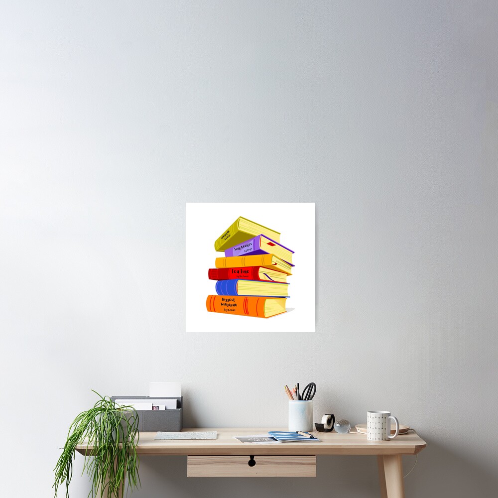 "ACOTAR BOOK STACK" Poster by elinaaisabel | Redbubble