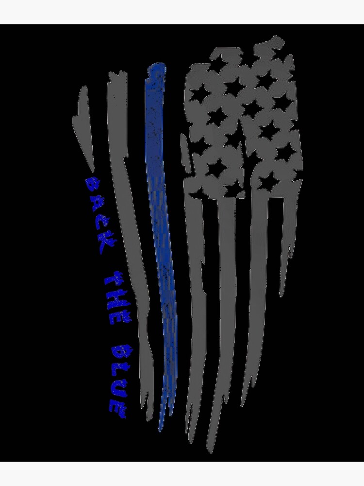 "thin blue line " Poster by BOXBAX | Redbubble