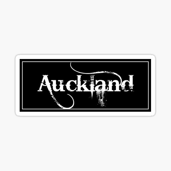 "Auckland - Sticker" Sticker for Sale by flylikeakiwinz | Redbubble