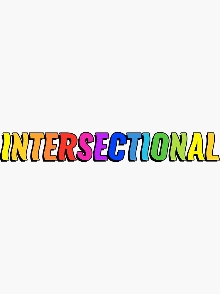 "Intersectional - Feminism" Sticker for Sale by SSFootball | Redbubble