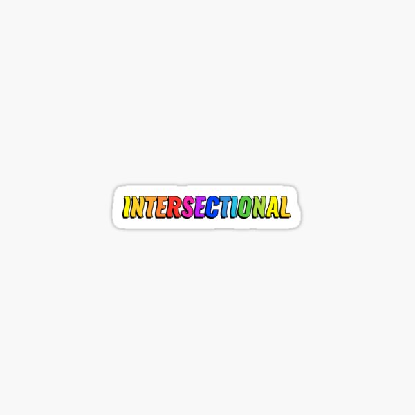 "Intersectional - Feminism" Sticker for Sale by SSFootball | Redbubble