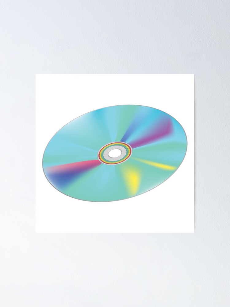 "blue cd aesthetic" Poster by cOborski | Redbubble