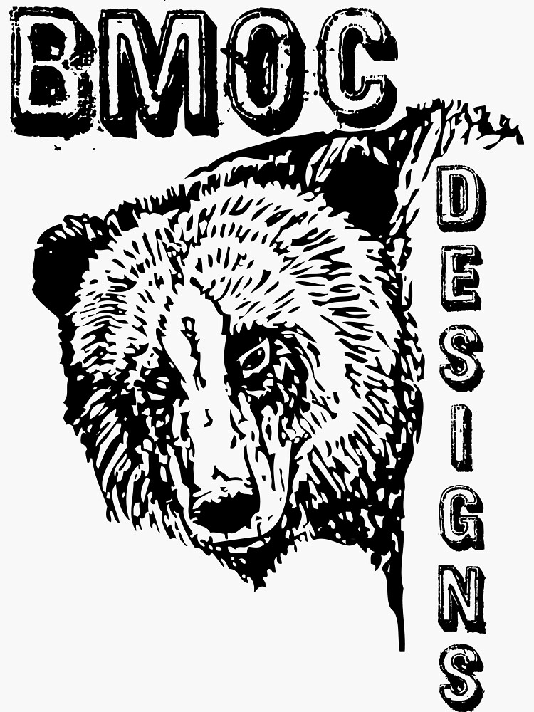 "BMOC Designs Official Logo" Sticker for Sale by BMOCDesigns | Redbubble