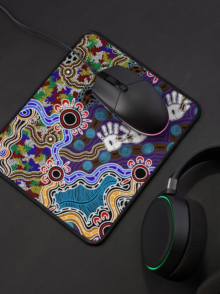 "Authentic Aboriginal Art - Discovering your Dreams" Mouse Pad for Sale ...