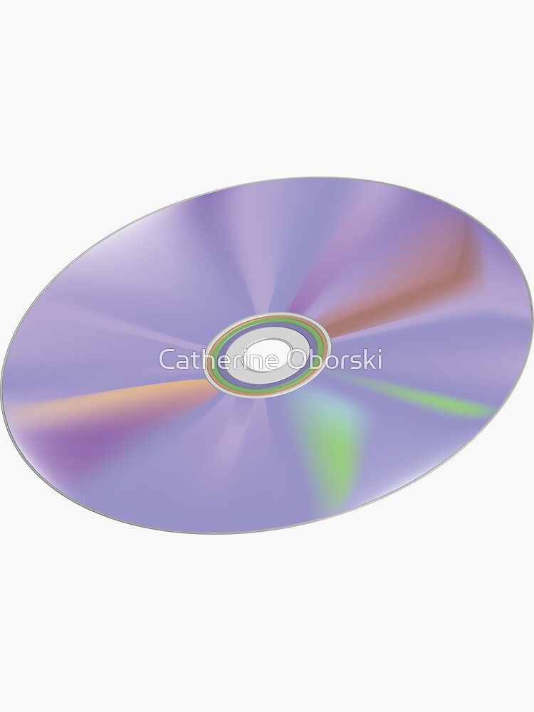 "purple cd aesthetic" Sticker for Sale by cOborski | Redbubble