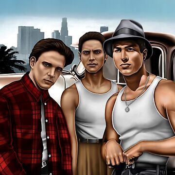 "3 vatos locos chicano" Sticker for Sale by guillermofarze | Redbubble