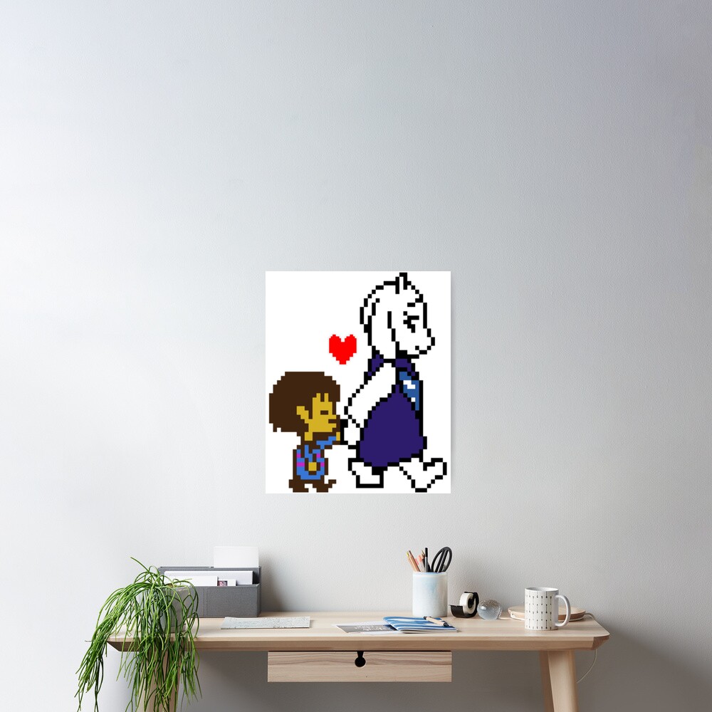 "Undertale Games - Toriel & Frisk Helping Hand" Poster for Sale by ...