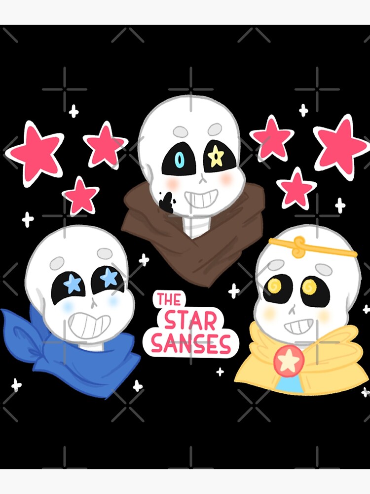 "The Star Sanses - Undertale Funny Video Games" Poster for Sale by ...