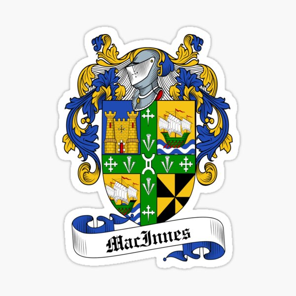 "MacInnes " Sticker by HaroldHeraldry | Redbubble