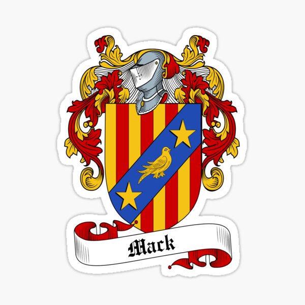 "Mack " Sticker for Sale by HaroldHeraldry | Redbubble