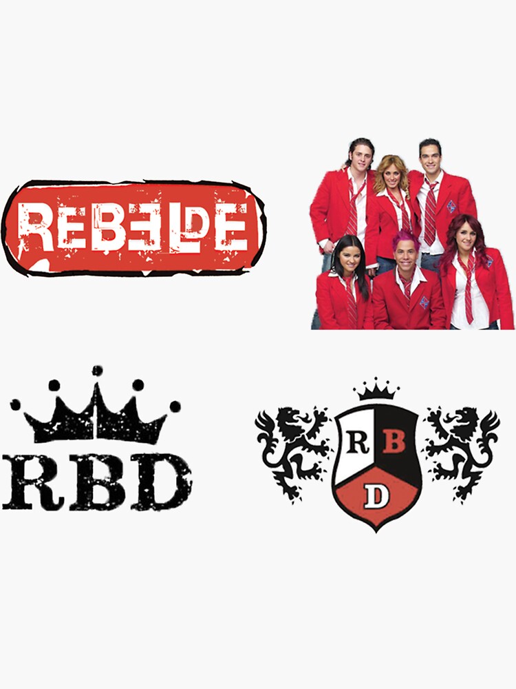 "Rebelde/ RBD " Sticker for Sale by kimsantana29 | Redbubble