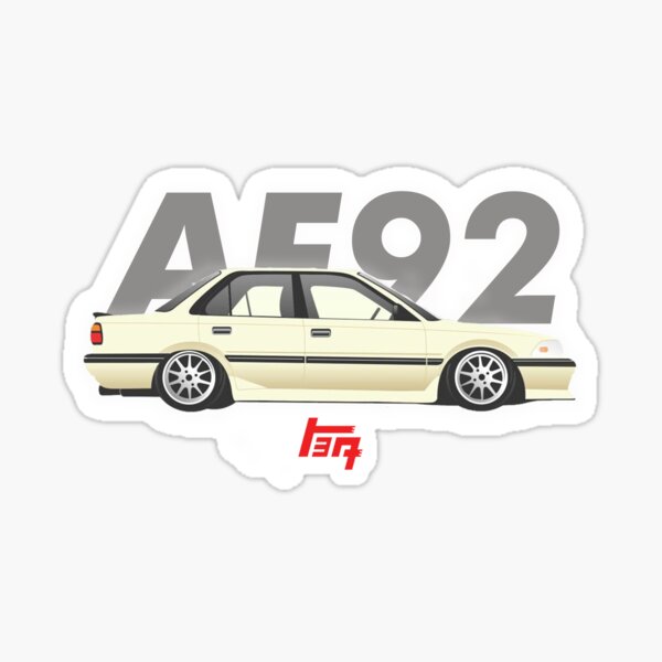"Low Style Classic AE92" Sticker for Sale by monochromestar | Redbubble