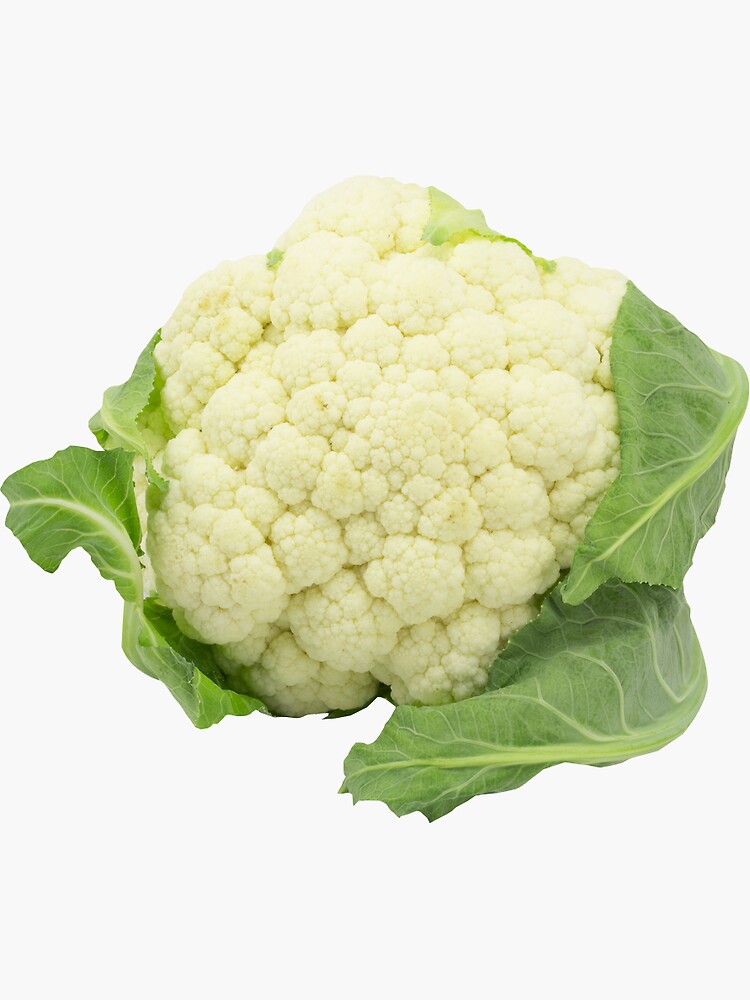 "Cauliflower!" Sticker for Sale by statefarmpen | Redbubble