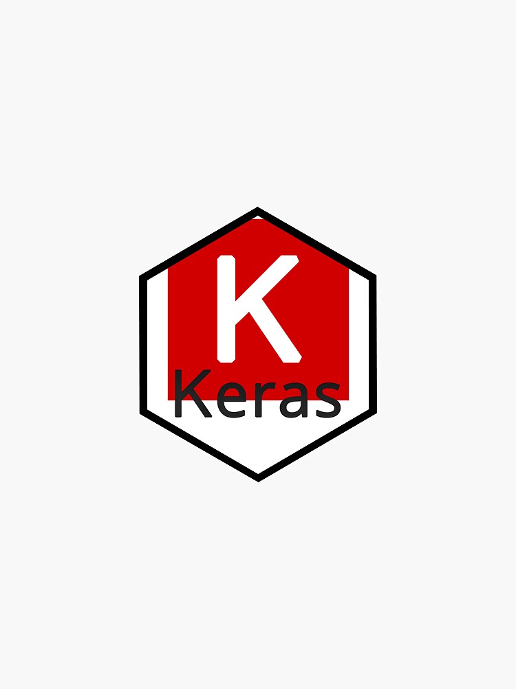 "Keras Hexagon" Sticker for Sale by JFKsStickers | Redbubble