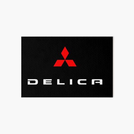 "Mitsubishi Delica Logo" Art Board Print for Sale by onelegiondesign ...