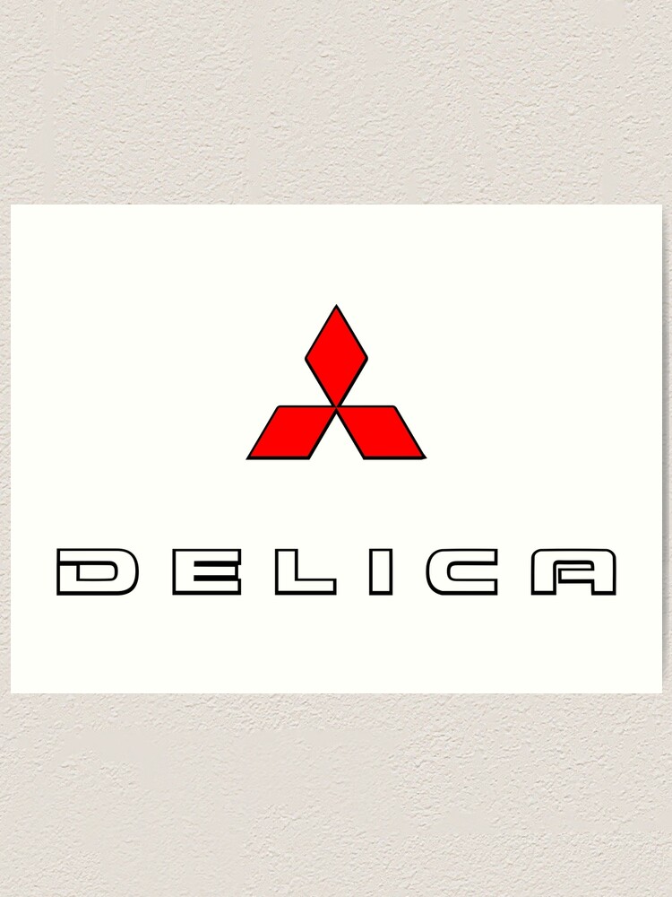 "Mitsubishi Delica Logo" Art Print for Sale by onelegiondesign | Redbubble