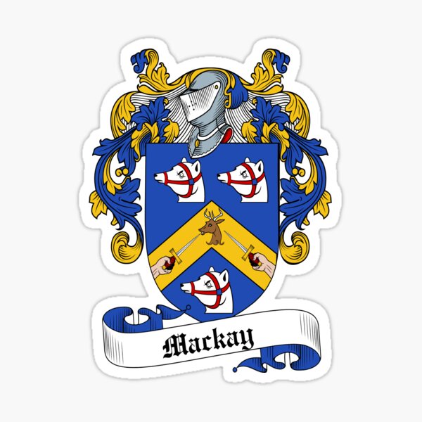 "MacKay" Sticker for Sale by HaroldHeraldry | Redbubble
