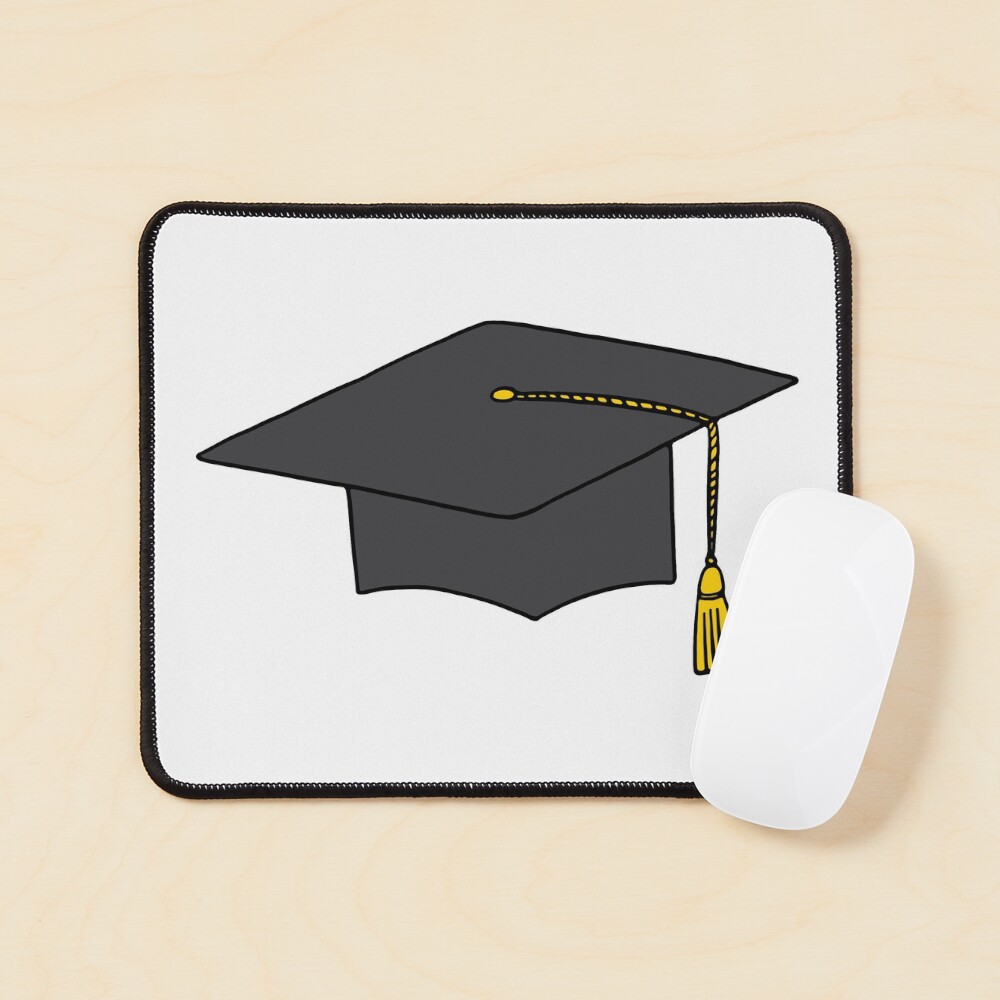 "Golden Yellow Tassel Graduation Cap" Sticker for Sale by ...