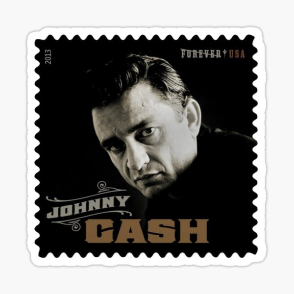 "Johnny-Cash" Sticker for Sale by manninogcarrico | Redbubble