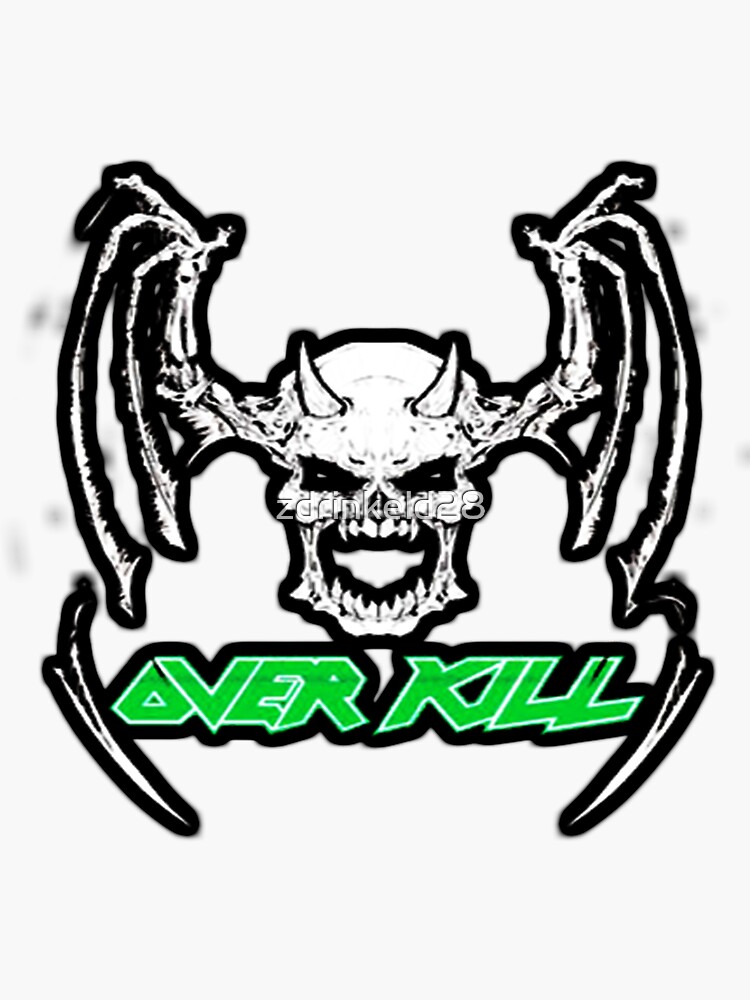 "The amazing logos Overkill is an American thrash metal band" Sticker ...