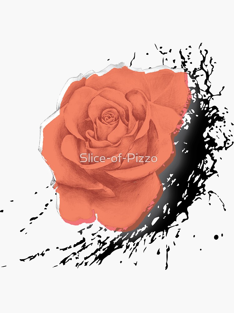 "A Beautiful Disaster" Sticker by Slice-of-Pizzo | Redbubble