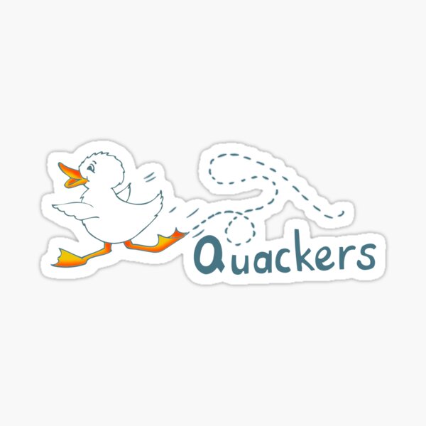 "Baby duck waddling Quackers" Sticker for Sale by sarahtrett | Redbubble