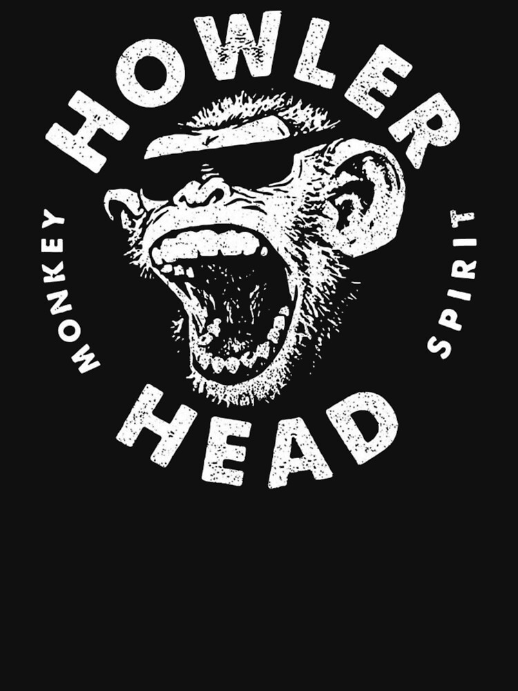 "Howler Head Monkey" T-shirt for Sale by walterard | Redbubble | howler ...