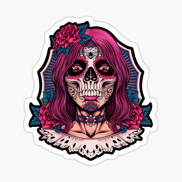" Face Devil Women" Sticker for Sale by assureconsume | Redbubble