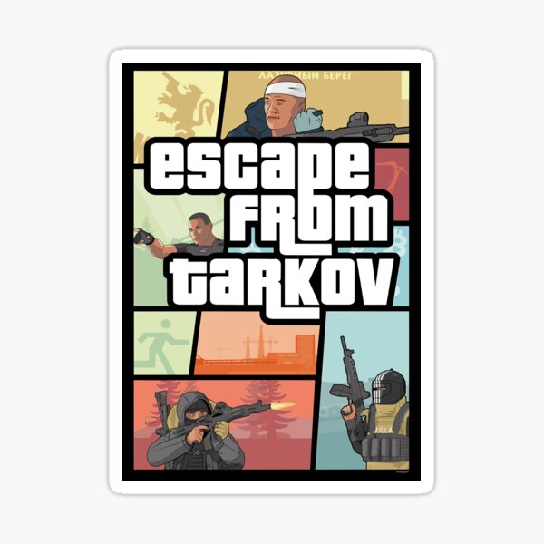 "Escape from Tarkov - GTA Style" Sticker for Sale by JulieFields24 ...