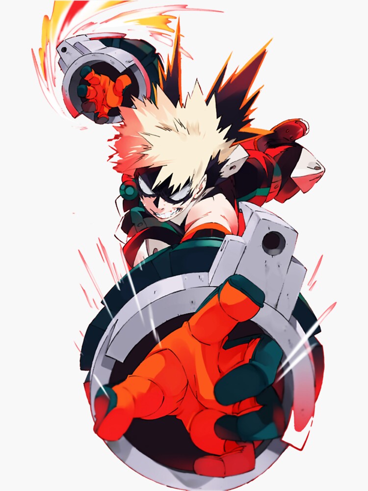 "my hero academia bakugou design| Perfect Gift" Sticker for Sale by ...