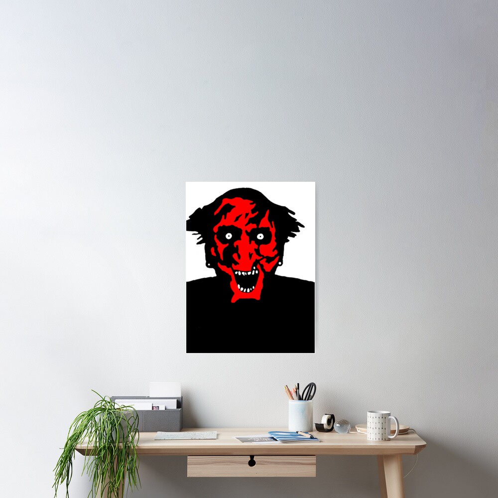 "Insidious Red Face Demon" Poster for Sale by RubDecrease | Redbubble