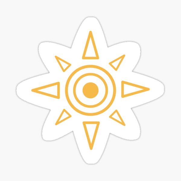 "Sun Crest - Courages" Sticker for Sale by Object95 | Redbubble