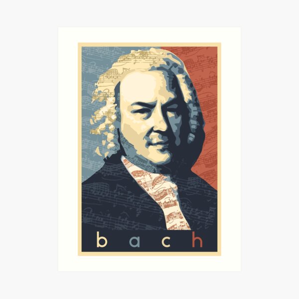 "Bach" Art Print by SUCHDESIGN | Redbubble
