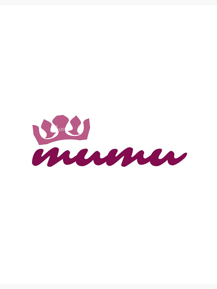 "mumu" Sticker for Sale by mumumarket | Redbubble
