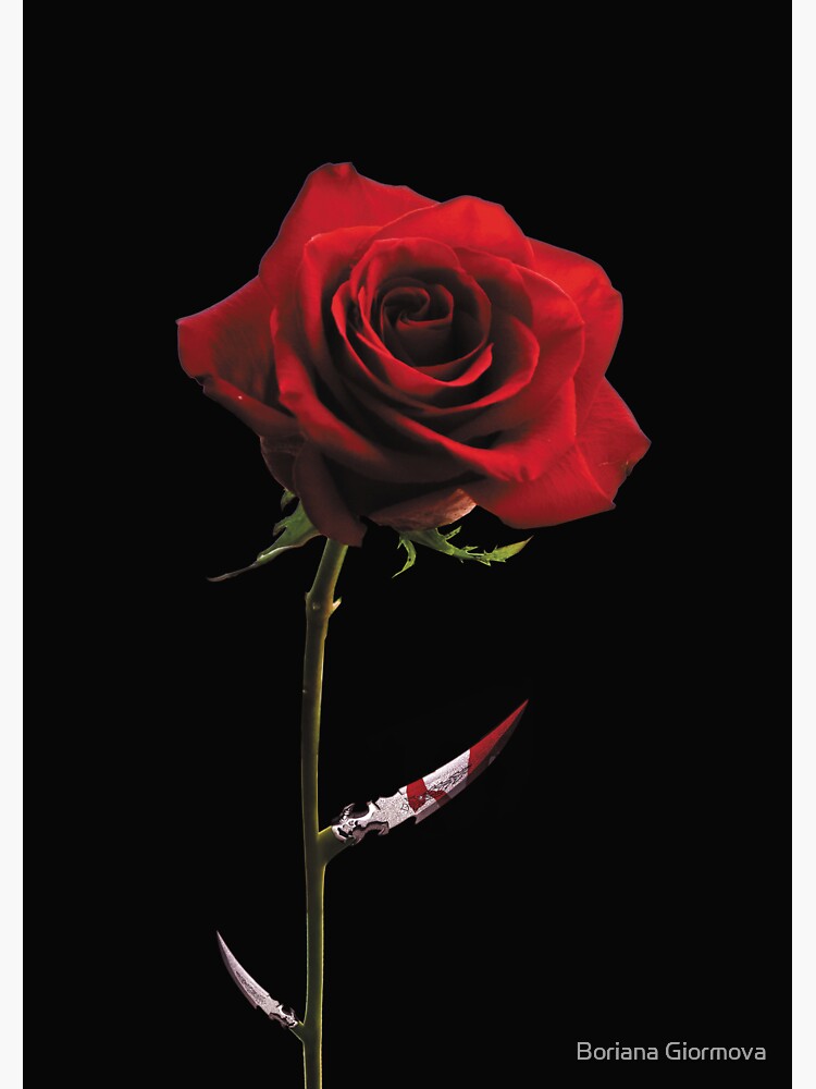 "Deadly Rose" Sticker by azzza | Redbubble