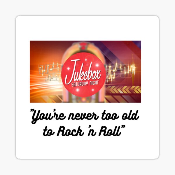"JUKEBOX SATURDAY NIGHT" Sticker for Sale by johnhollands | Redbubble